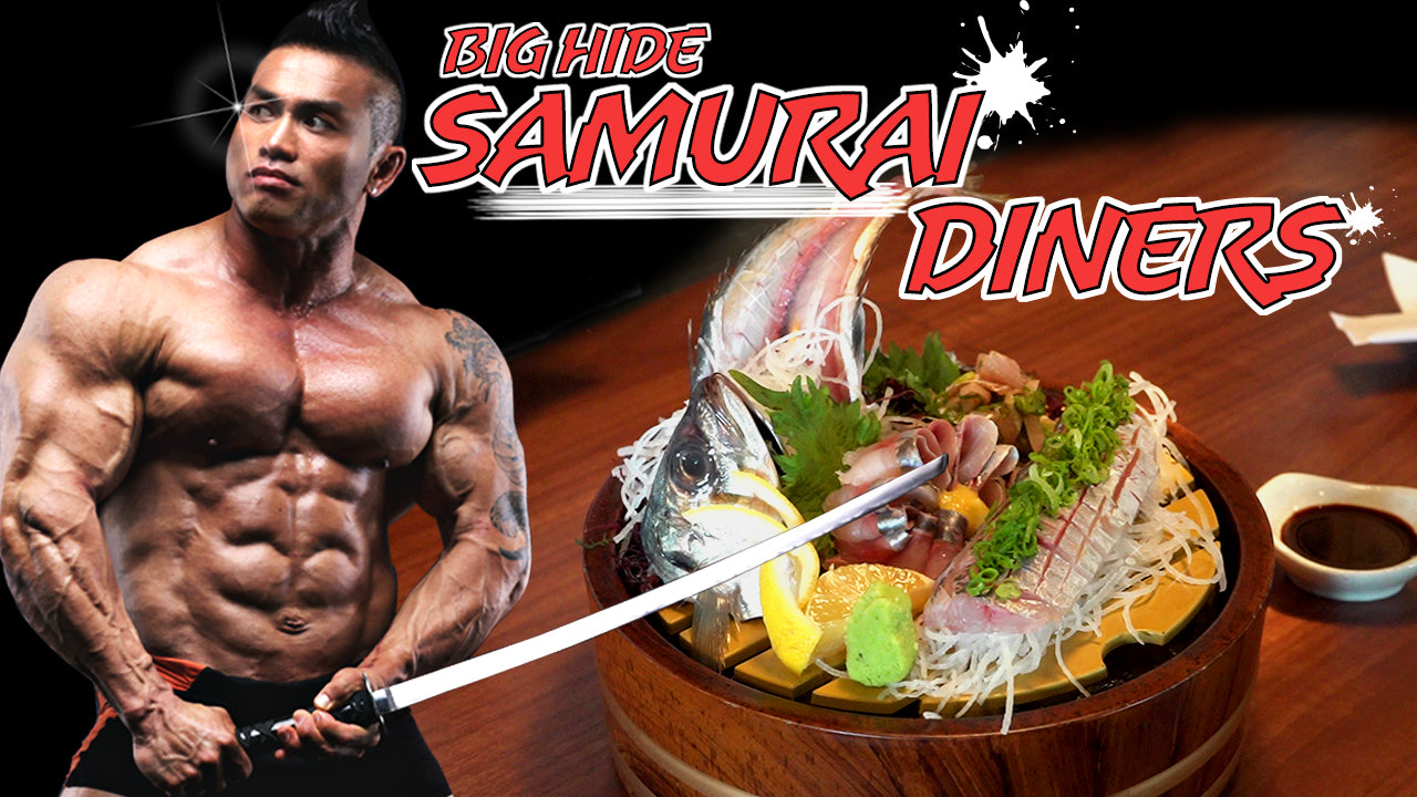 Japanese samurai eat yakitori and sashimi! 日本の侍が焼鳥と刺身を喰らう！ – Bodi Cafe